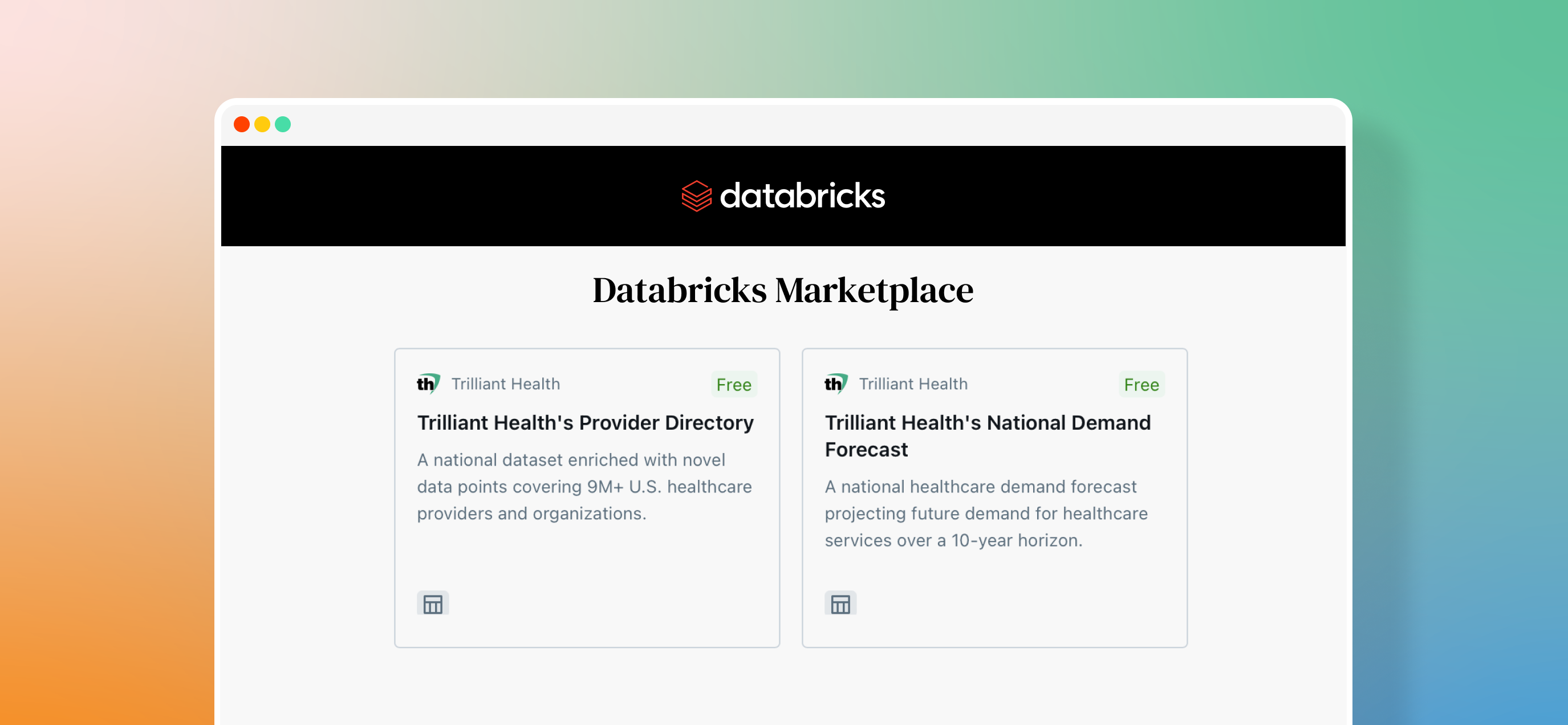 Trilliant Health Joins Databricks Marketplace to Provide Open Access to ...